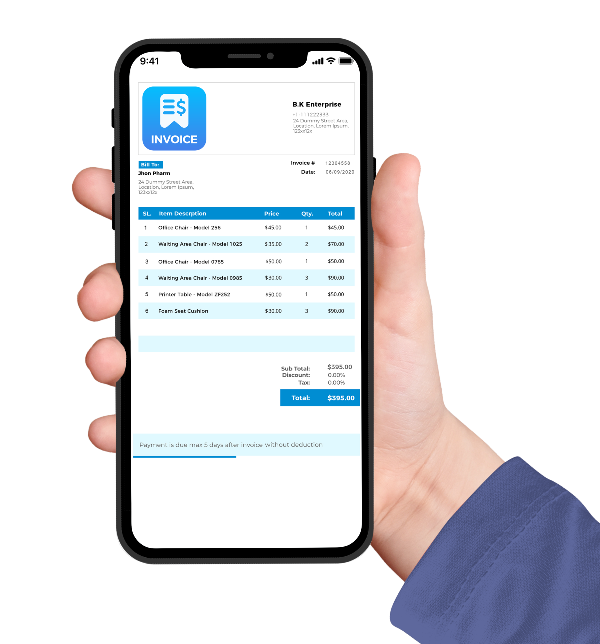 Spark Invoice Generator | Mafooly